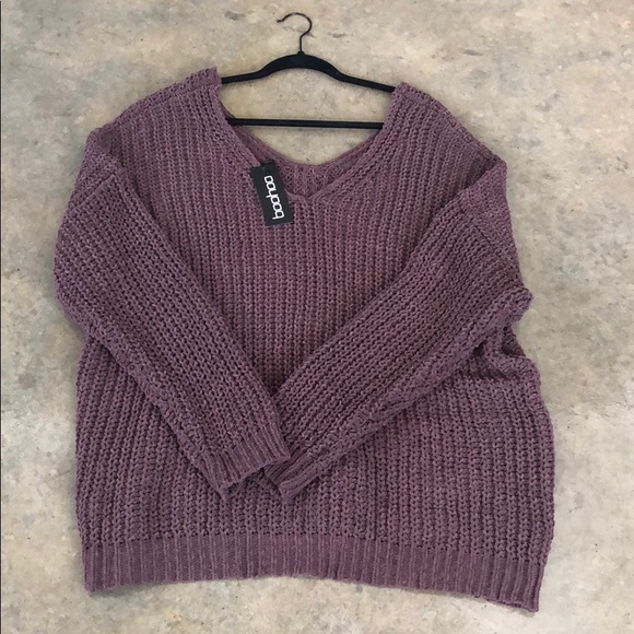 Boohoo | Sweaters | Boohoo Oversized Knit Sweater | Poshmark
